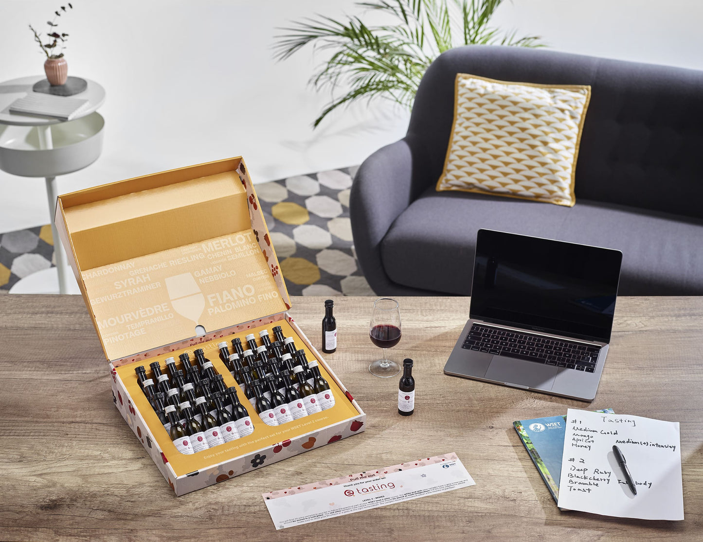 Kit de dégustation de vin WSET niveau 2 – E-tasting UE